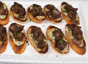Glazed Short Rib Crostini - Black Canyon Angus Beef